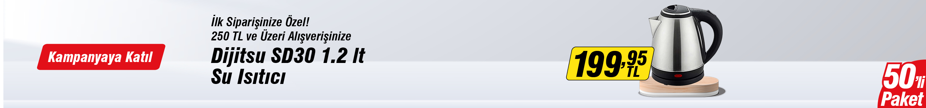 Dijitsu SD30 1.2 Lt Su Isıtıcı