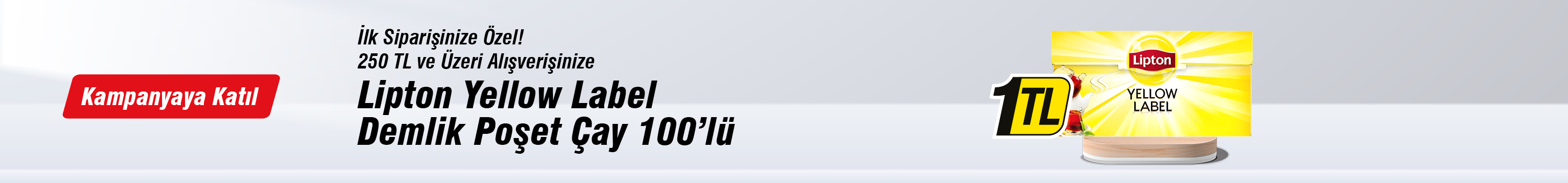 Lipton Yellow Label Demlik Poşet Çay 100lü