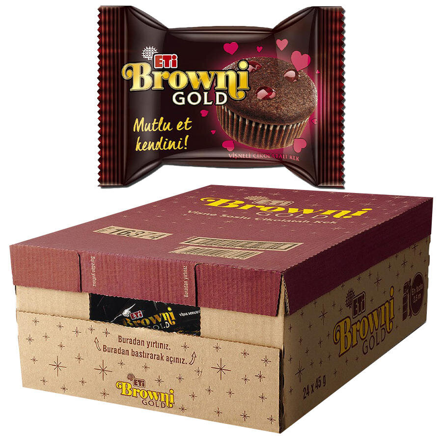 Eti Browni Gold Vişneli 45 g 24'lü Fiyatı | Avansas
