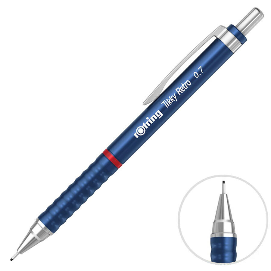 Rotring Retro Tikky Versatil Uçlu Kalem 0.7 mm Mavi Fiyatı | Avansas