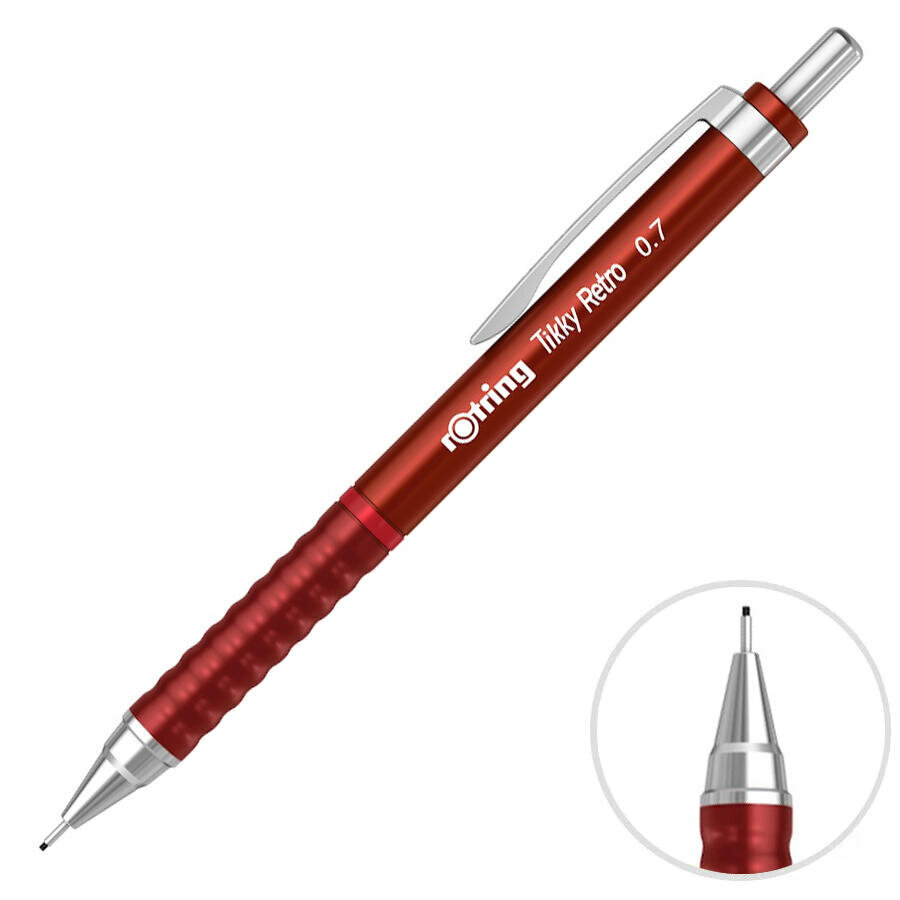 Rotring Retro Tikky Versatil Uçlu Kalem 0.7 mm Kırmızı Fiyatı | Avansas