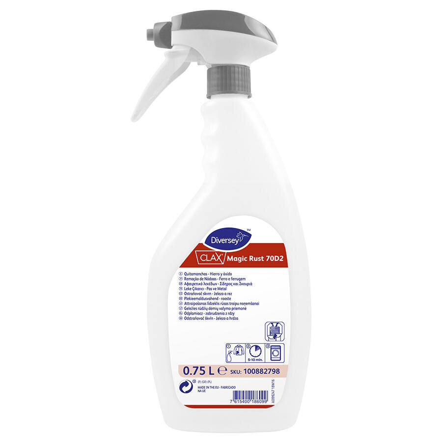 Diversey Clax Magic Rust 70D2 Pas ve Metal Leke Çıkarıcı 750 ml Fiyatı ...