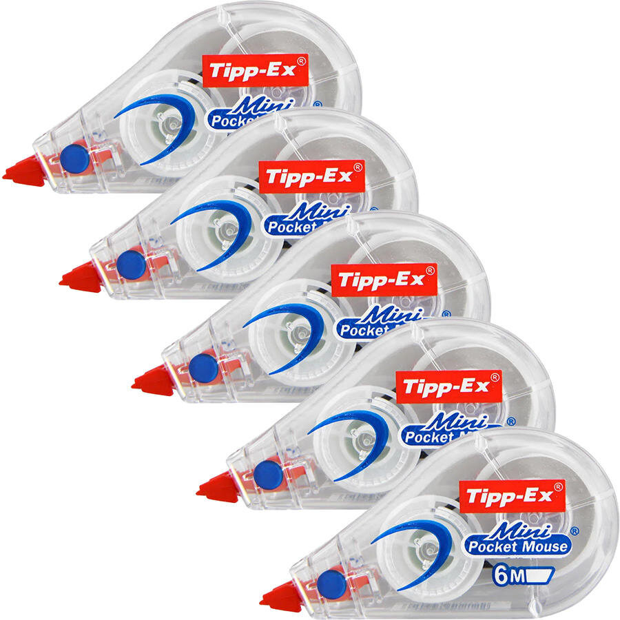 Tipp-Ex Mini Pocket Mouse Daksil Şerit Düzeltici 5 mm x 6 m 5 Adet Çok ...