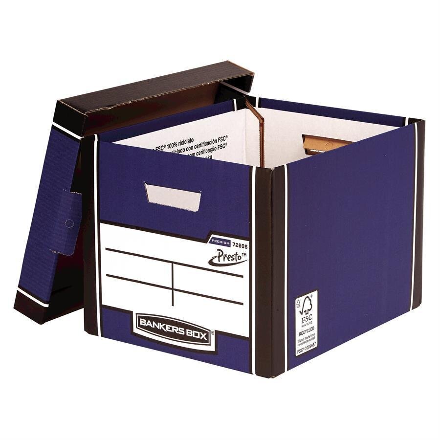Buy Fellowes Bankers Box® Premium 726 Presto™ Tall Cardboard Storage ...
