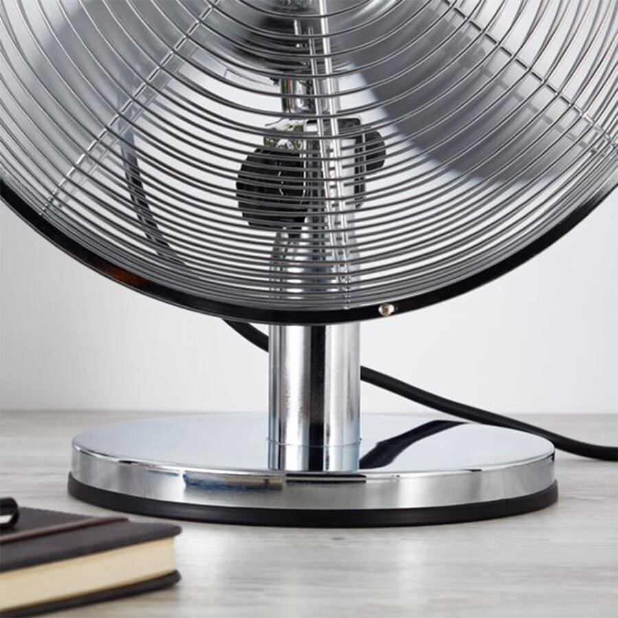 Buy Tower 12" Metal Chrome Desk Fan | Avansas®