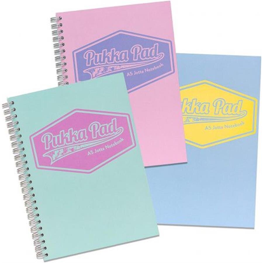 Buy Pukka Pad Jotta Wirebound Notebook A5 Card Cover Ruled 200 Pages ...