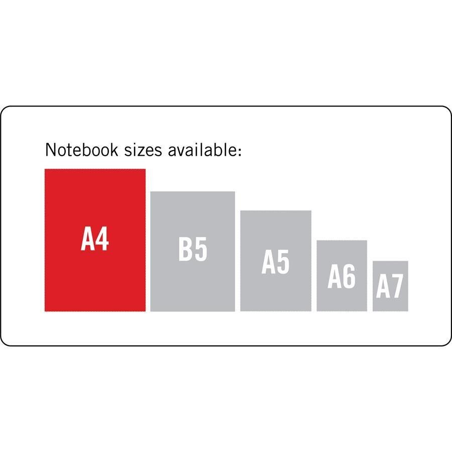 Buy Oxford Black n Red A4 Wirebound Hard Cover Notebook Ruled 140 Pages ...